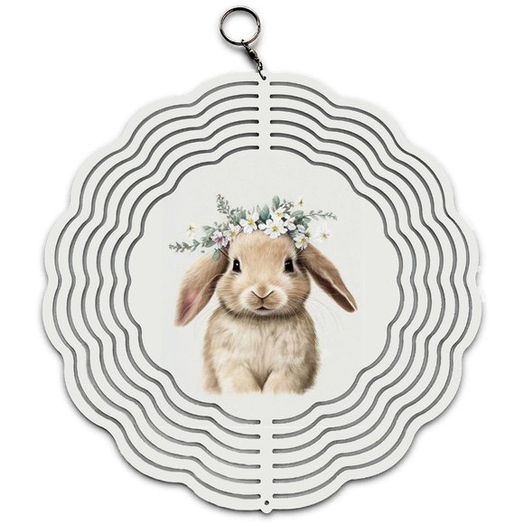 Design | Aesthetic Cute Baby Rabbit Design Wind Spinner | Poshmark